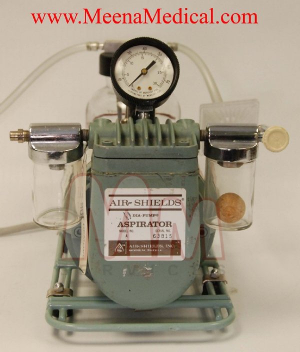AIR SHIELDS Dia Aspirator and Compressor Pump - Preowned in Good Condition