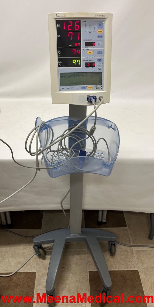 Datascope Accutorr Plus Patient Monitor With NIBP, Nellcor SpO2, and ...