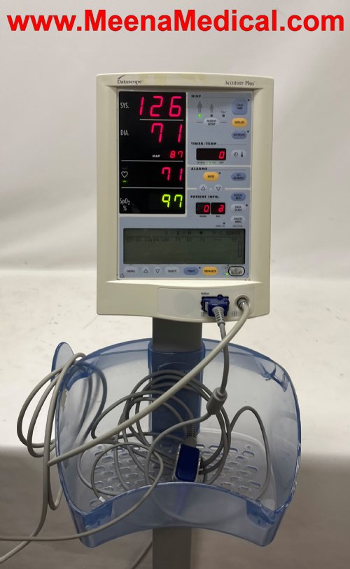 Datascope Accutorr Plus Patient Monitor With NIBP, Nellcor SpO2, and ...