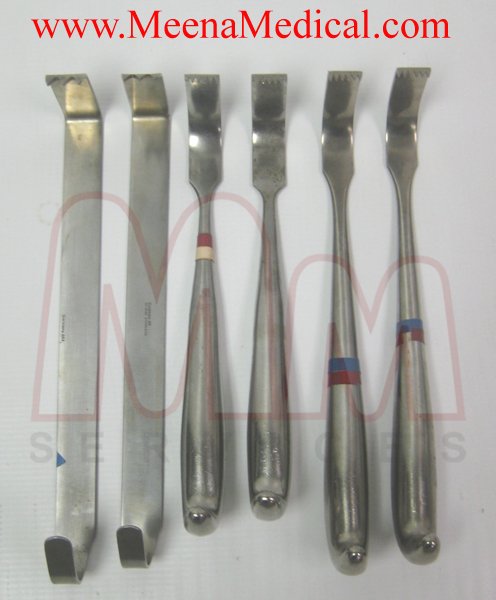 Codman & V-Mueller Set: Six Pieces - Preowned in Good Condition