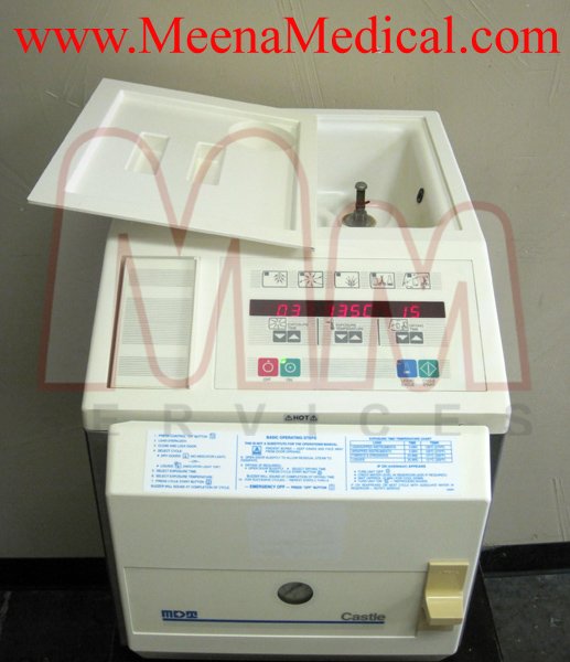 MDT Castle GLS-10V Tabletop Autoclave Steam Sterilizer is preowned and ...