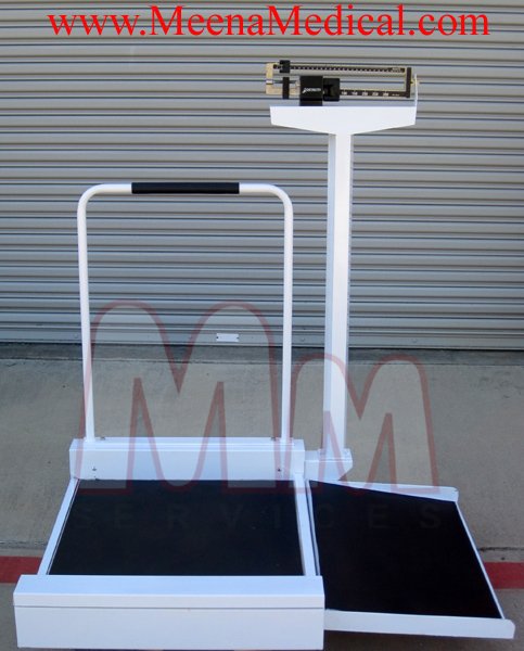 Detecto 495 Mechanical Wheelchair Scale - Preowned in Good Condition