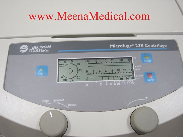 Buy Beckman Coulter Microfuge 22R Online - Meena Medical Inc.