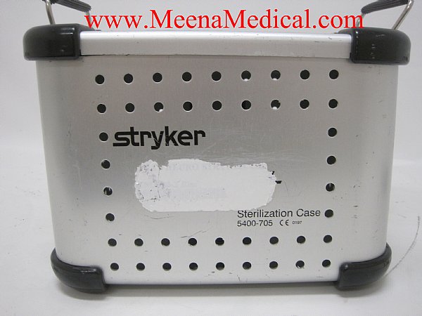 Stryker Bone Mill Sterilization Case 5400-705 - Preowned in Good Condition