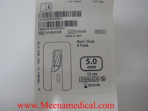 Arthrex CoolCut Oval Burr AR-8500OBE Set of 5- NEW