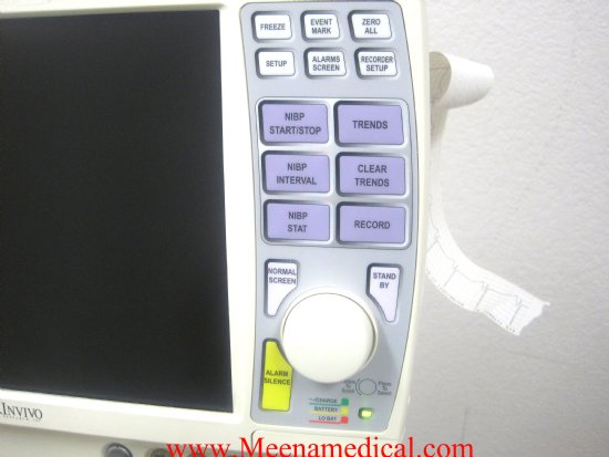 Invivo M12 3550S Vital Signs Monitor- Preowned in Good Condition.