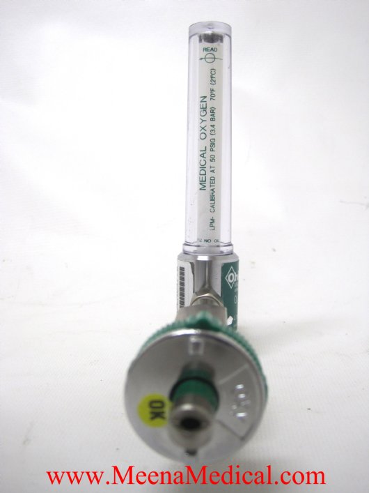 Ohio Pressure 1-15 L/min Oxygen Flowmeters - PreOwned in Good Condition.