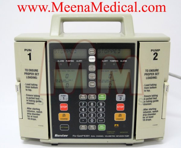 Baxter Flo-Gard 6301 Dual-Channel Volumetric Infusion Pump - Preowned ...