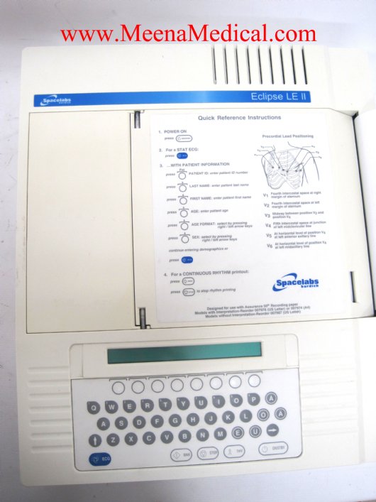 Spacelabs Burdick Eclipse LE II EKG Machine - PreOwned in Excellent ...