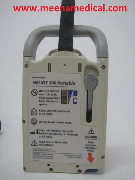 Puritan Bennett Helios 300 Portable Oxygen - Preowned in Good Condition