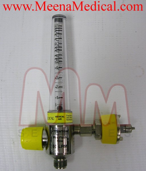 Precision Medical Pressure Compensated 1-15 L/min Air Flowmeters